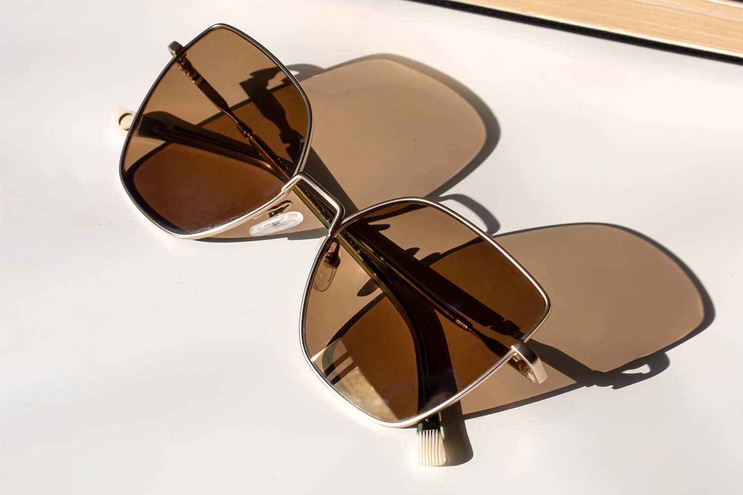 Auringossa tummuvat linssit